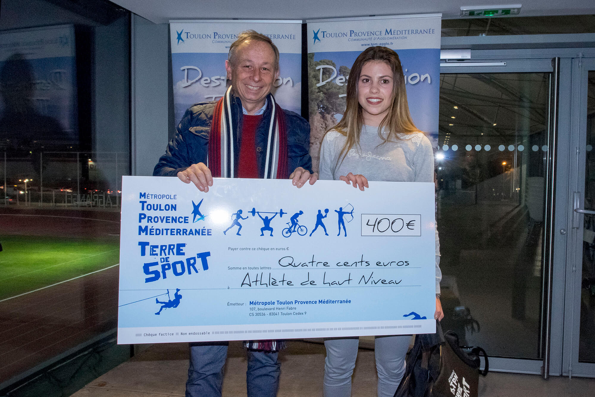 Qu'est-ce qu'un chèque géant ? - Chèque géant